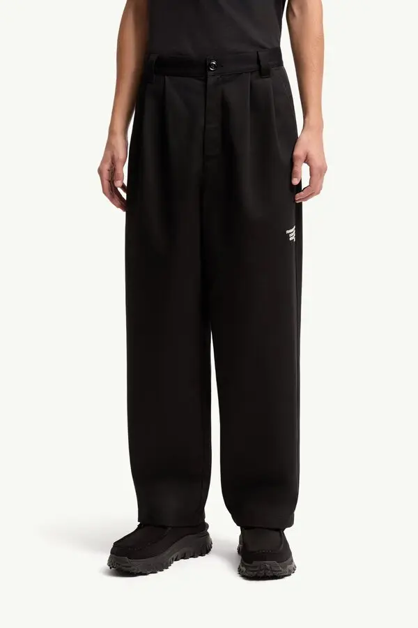 Moncler X Fragment Cotton Gabardine Pleated Trousers