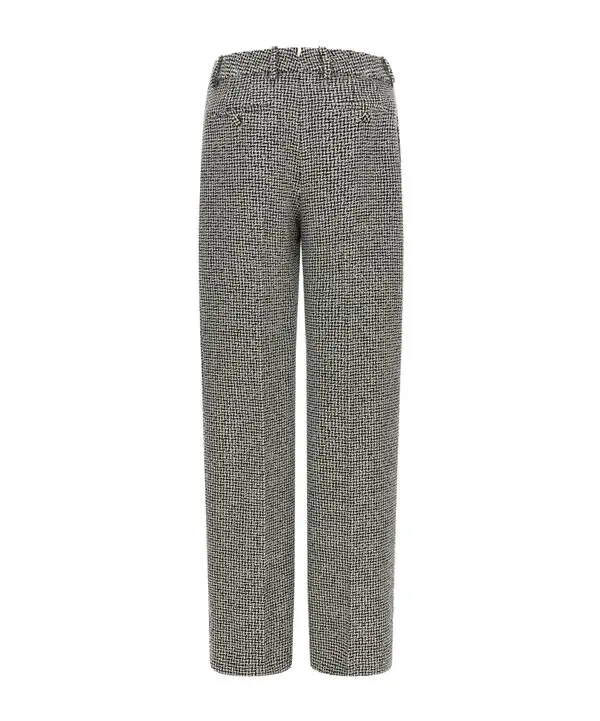 TOM FORD Wide-leg Houndstooth Pleated Trousers