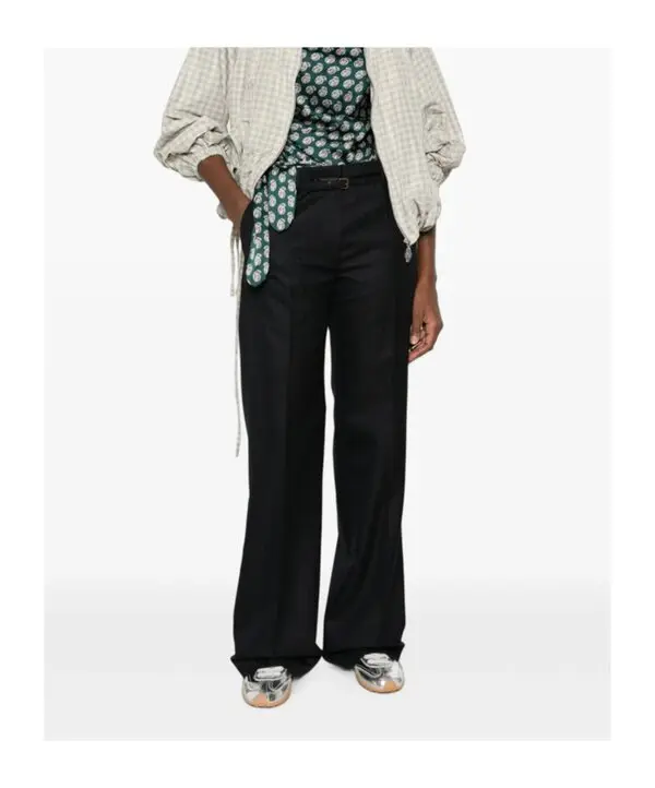 Dries Van Noten Wide-leg Pinstripe Trousers