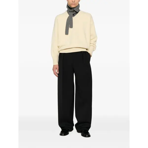 Jacquemus Pleated Wide-leg Trousers