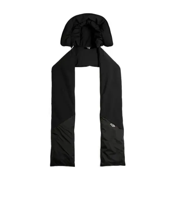 Y3 Thickened Hooded Scarf