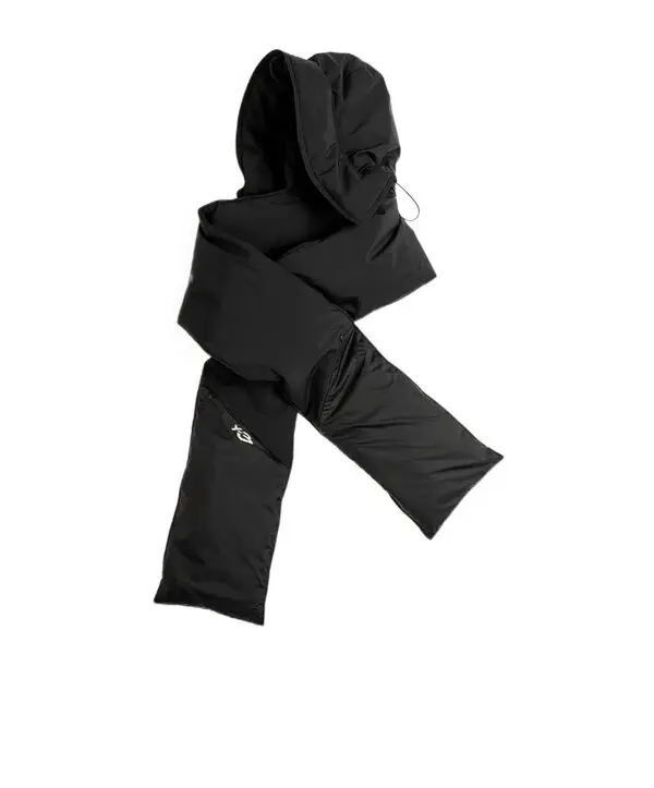 Y3 Thickened Hooded Scarf