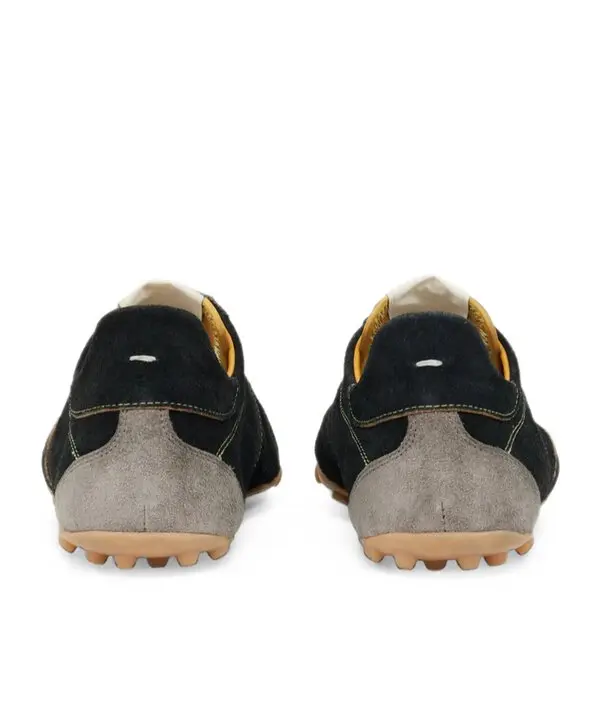 MAISON MARGIELA Leather And Suede Lace-up Sneakers