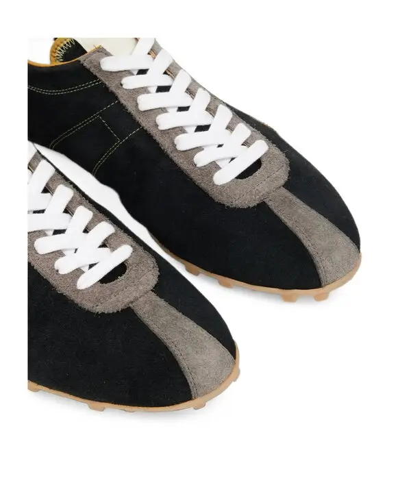 MAISON MARGIELA Leather And Suede Lace-up Sneakers