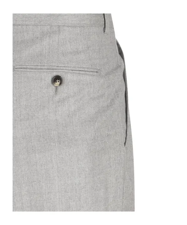 Zegna Pleated Tapered Trousers
