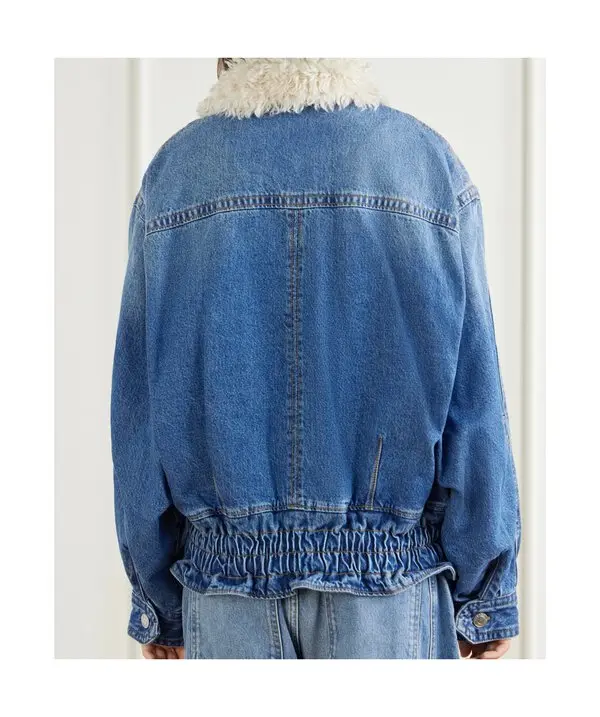 Isabel Marant Étoile Valineo Shearling Denim Jacket
