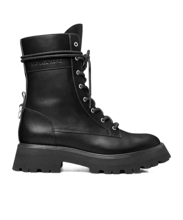 Michael Kors Lace-up Ankle Boots - Black