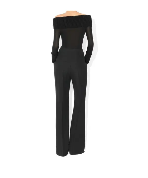 Alaïa Straight-leg Pants With Sculptural Pockets