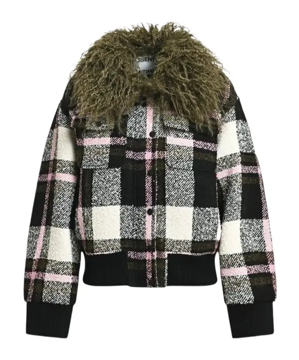 Essentiel Antwerp Plaid Coat