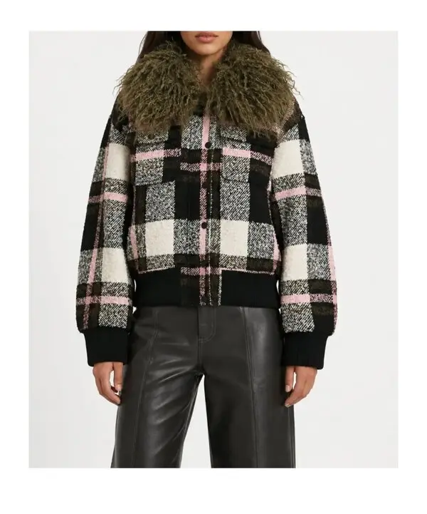 Essentiel Antwerp Plaid Coat