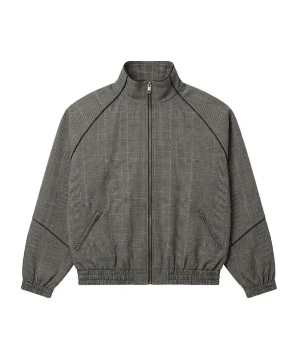 WILLY CHAVARRIA Checked Zip-up Jacket