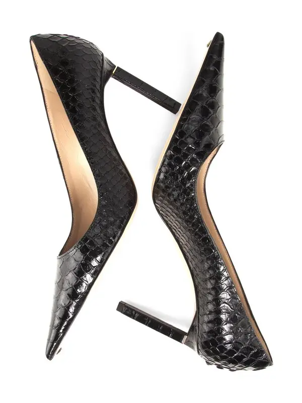 TOM FORD Pointed-toe Embossed High Heels
