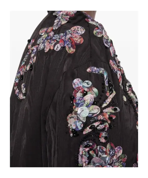 Dries Van Noten Embroidered Moiré Jacket