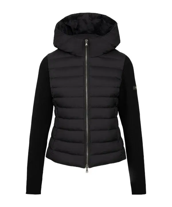 TATRAS Long-sleeved Down Jacket With Color-blocked Sleeves And Hood