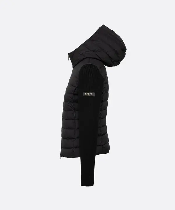 TATRAS Long-sleeved Down Jacket With Color-blocked Sleeves And Hood