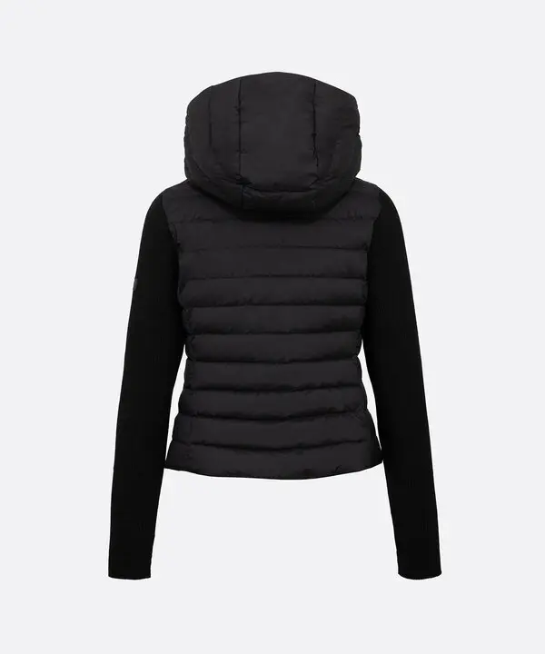 TATRAS Long-sleeved Down Jacket With Color-blocked Sleeves And Hood