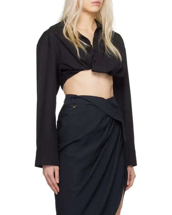 Jacquemus Bahia Cropped Shirt