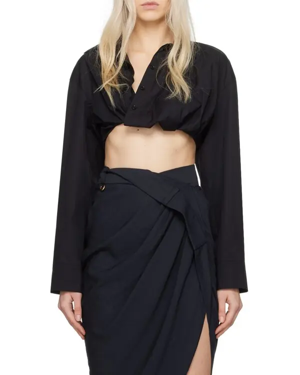 Jacquemus Bahia Cropped Shirt