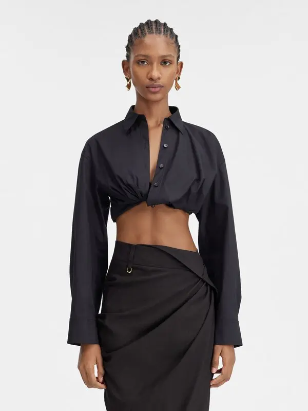 Jacquemus Bahia Cropped Shirt