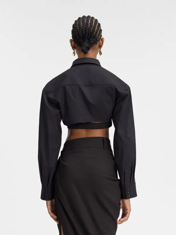 Jacquemus Bahia Cropped Shirt