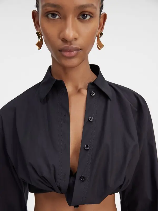 Jacquemus Bahia Cropped Shirt