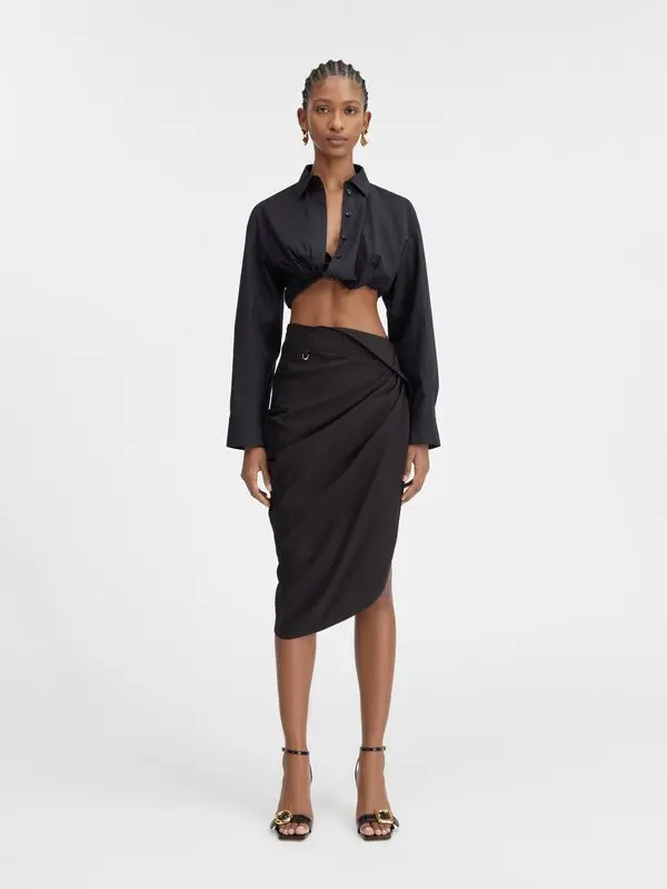 Jacquemus Bahia Cropped Shirt