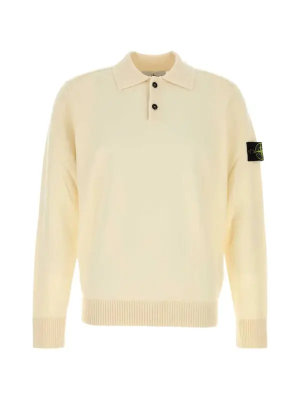 Stone Island Wool Knit Sweater - Neutrals