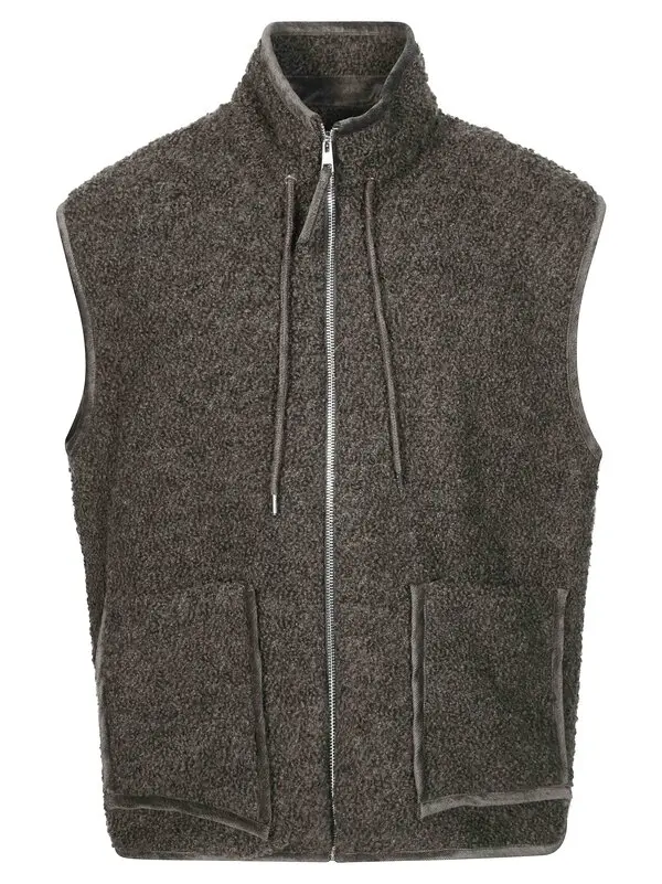 AMARANTO Quilted Teddy Vest