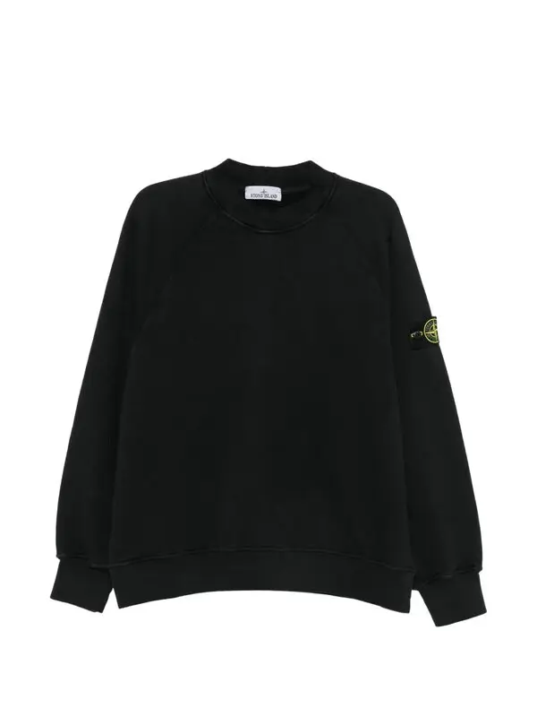 Stone Island Ribbed Neckline Sweatshirt