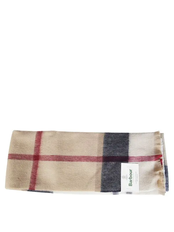 Barbour Rosefield Tartan Scarf - Beige