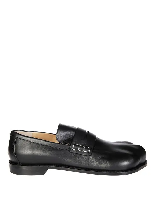 JW Anderson Paw Detail Moccasin Loafer - Nero