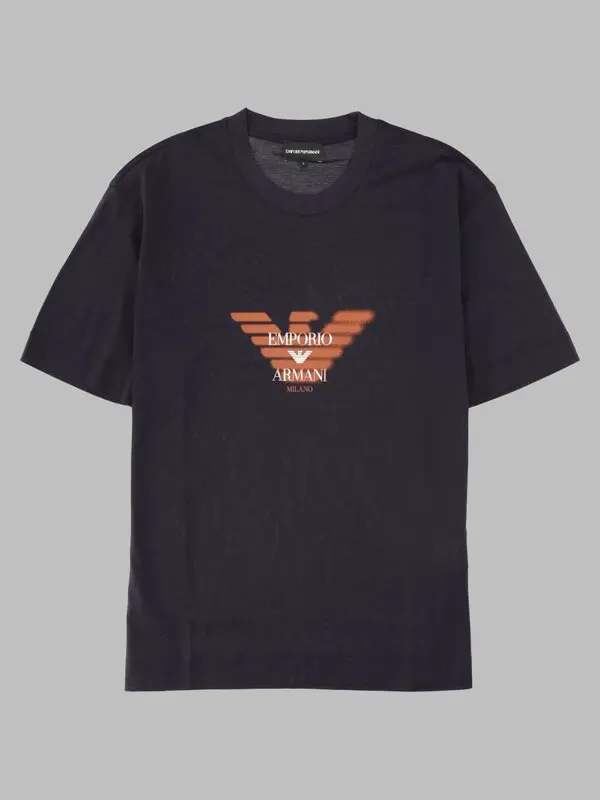 Emporio Armani S Lyocell-cotton T-shirt
