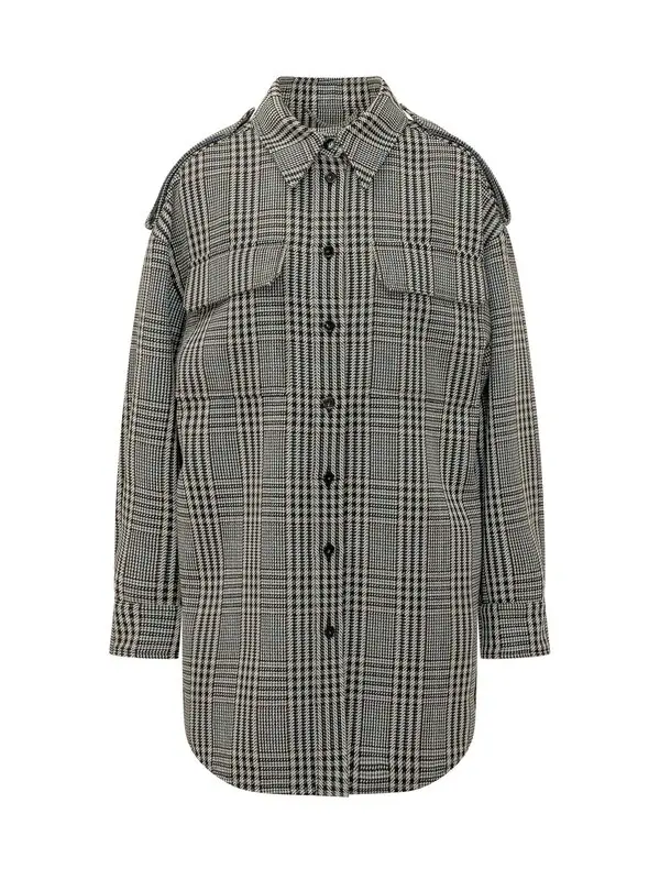 Stella McCartney Check Wool Overshirt