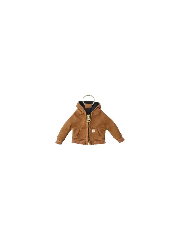 Carhartt Work In Progress Hooded Jacket Keychain - Brown