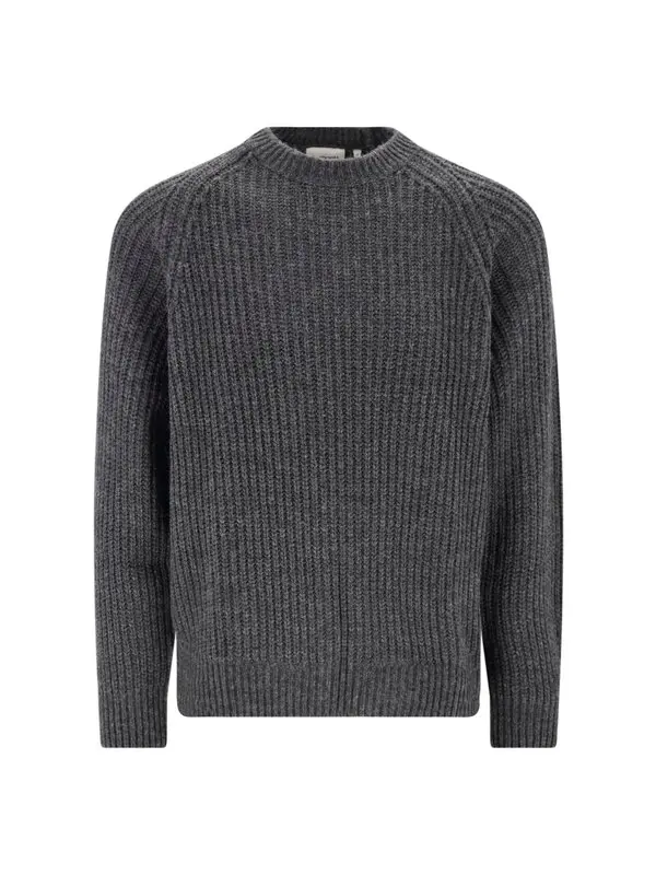 Carhartt Work In Progress Ribbed Crewneck Sweater - Black