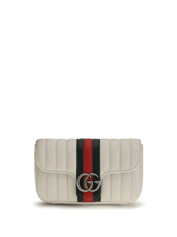 Gucci Gg Marmont Small Shoulder Bag - White