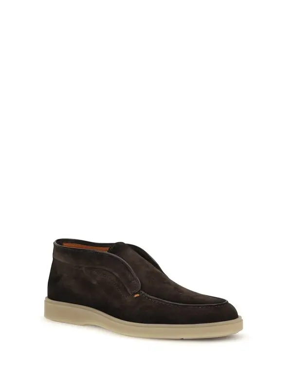 Santoni Digits Suede Loafers