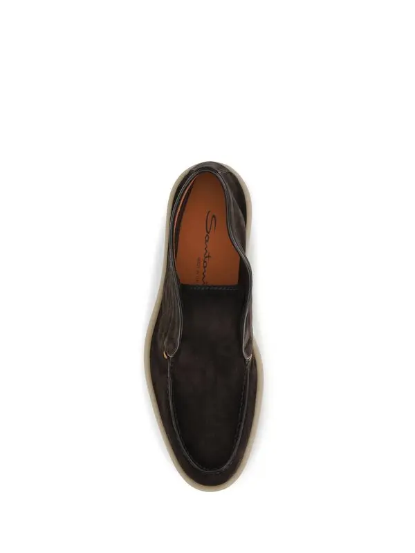 Santoni Digits Suede Loafers