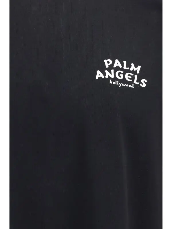 Palm Angels Palm Drift Back Over T-shirt - Black