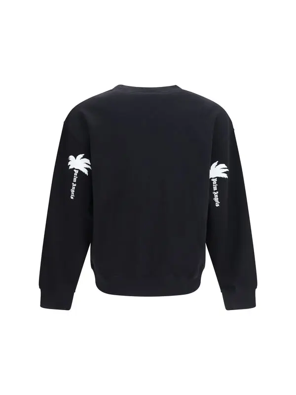 Palm Angels Palm Tree Statement Sweatshirt - Black
