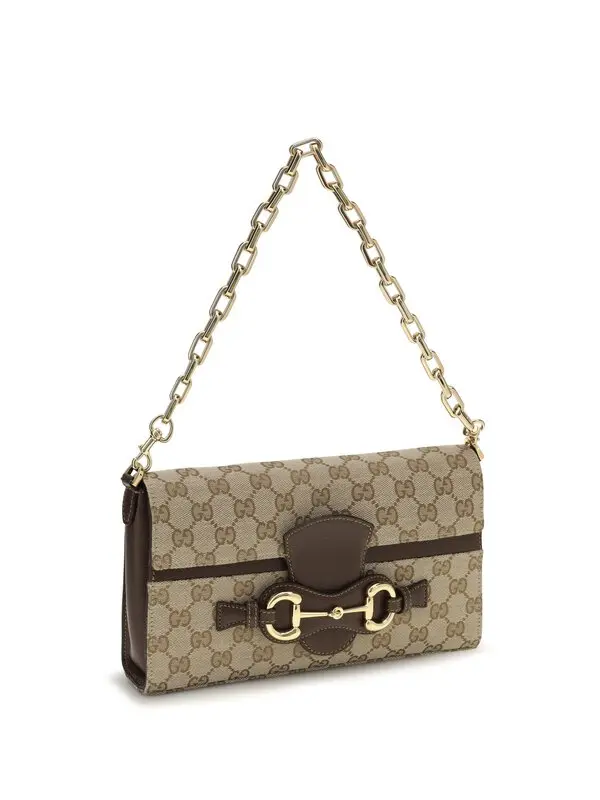 Gucci Medium Horsebit Ristretto Shoulder Bag