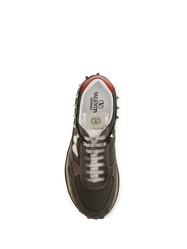 Valentino Garavani Studded Butterfly Low-top Sneakers