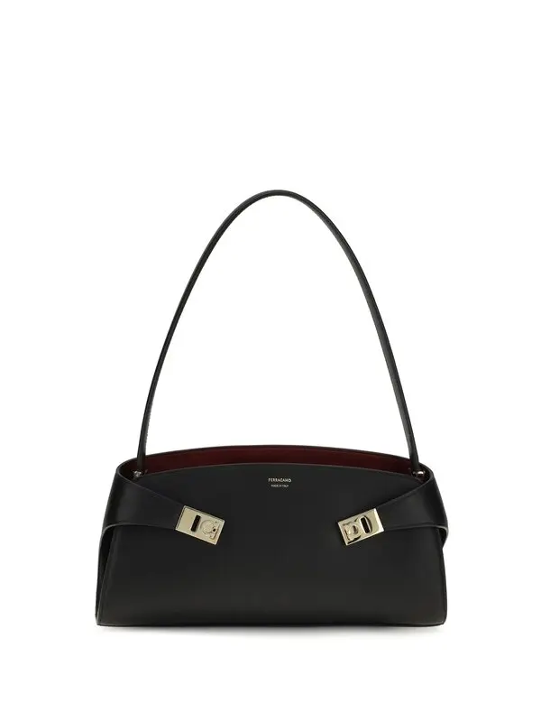 FERRAGAMO Hug East-west Shoulder Bag - Black