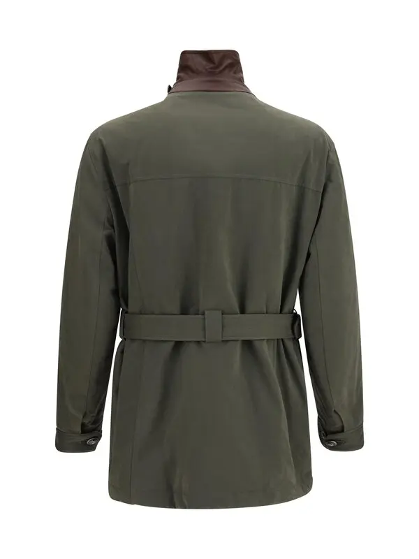Brunello Cucinelli Belted Waterproof Jacket