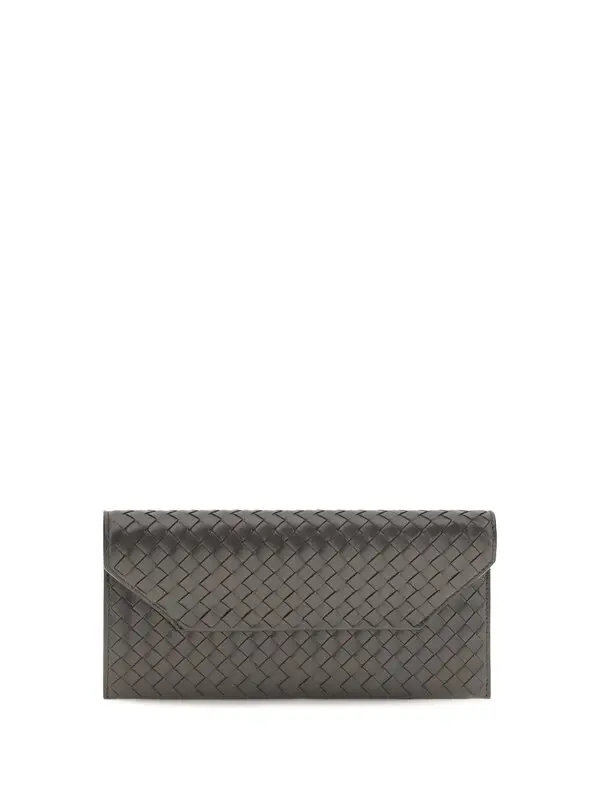 Bottega Veneta Intrecciato Nappa Wallet - Brown