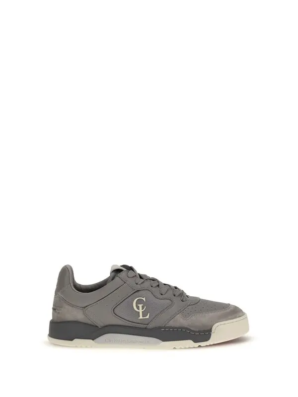 CHRISTIAN LOUBOUTIN Basketball 1 Retro Sneakers - Gray