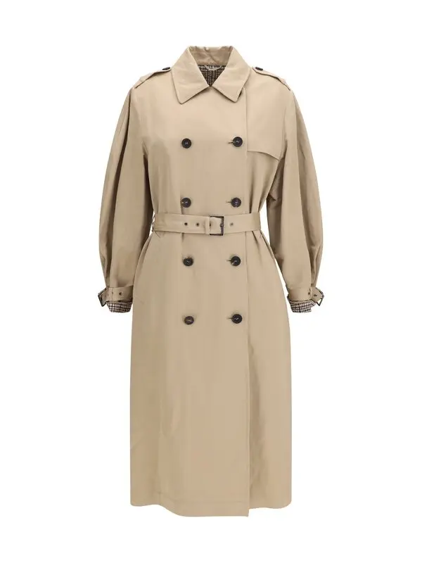 Brunello Cucinelli Belted Trench Coat