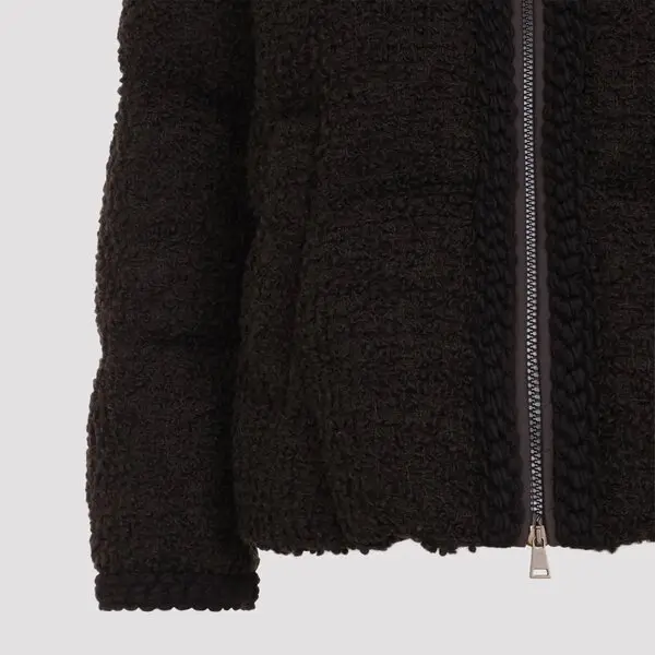 Moncler Cristallin Hooded Jacket - Brown