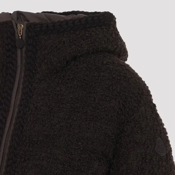 Moncler Cristallin Hooded Jacket - Brown