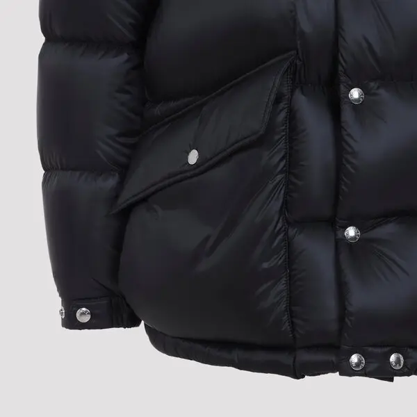 Moncler Orelith Short Parka With Down Padding - Black